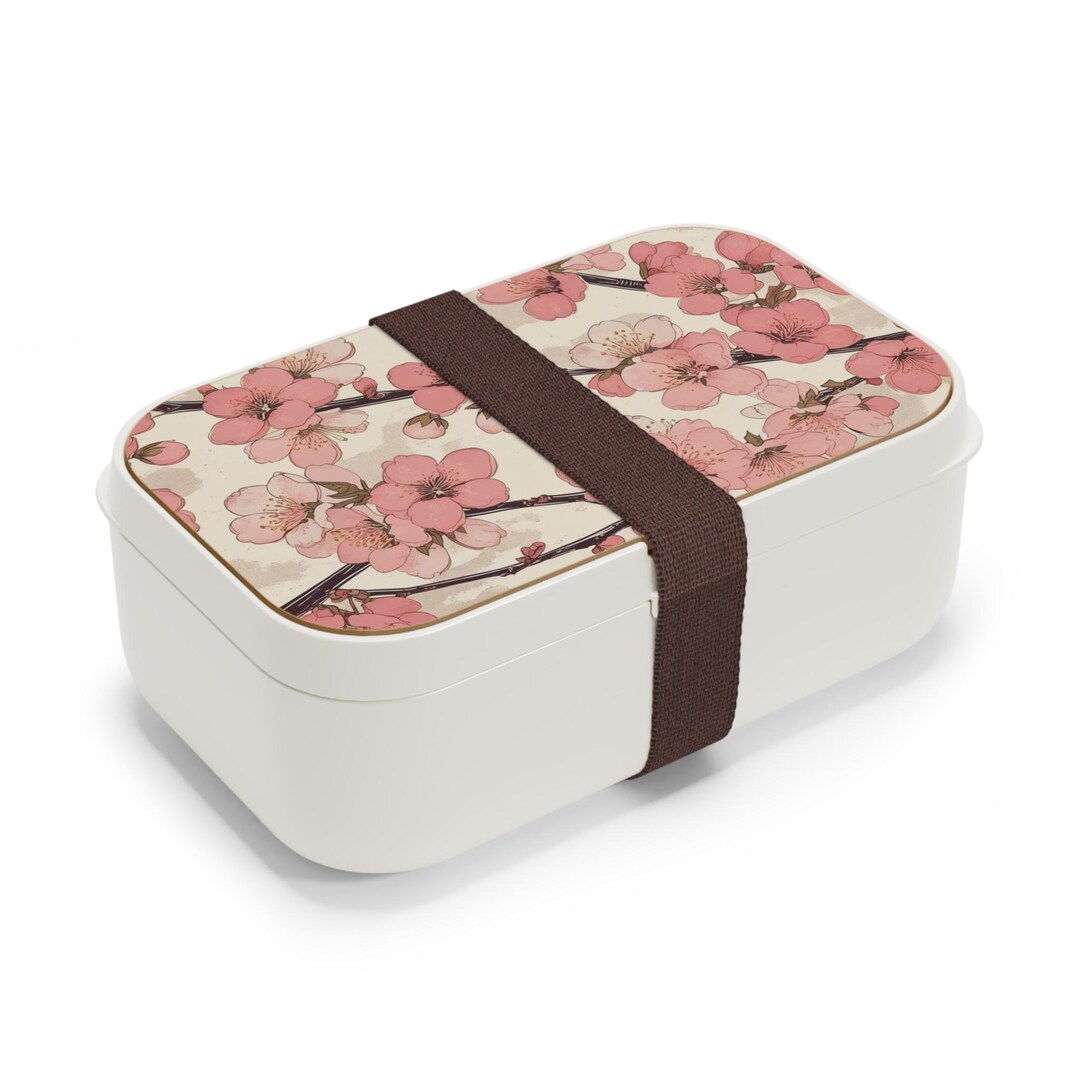 Vintage Sakura Bento Box: Japanese Floral Lunch Container - Etsy