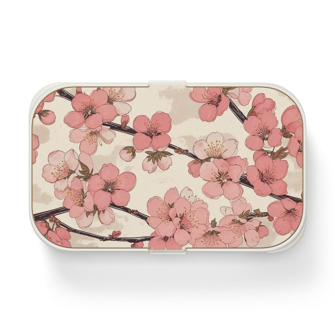 Vintage Sakura Bento Box: Japanese Floral Lunch Container - Etsy
