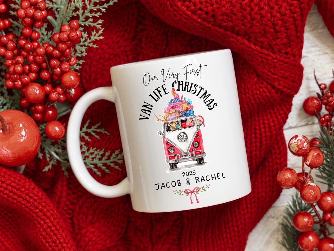 Van Life Gifts, Vanlife Gift, Personalized Our First Van Life Christmas ...