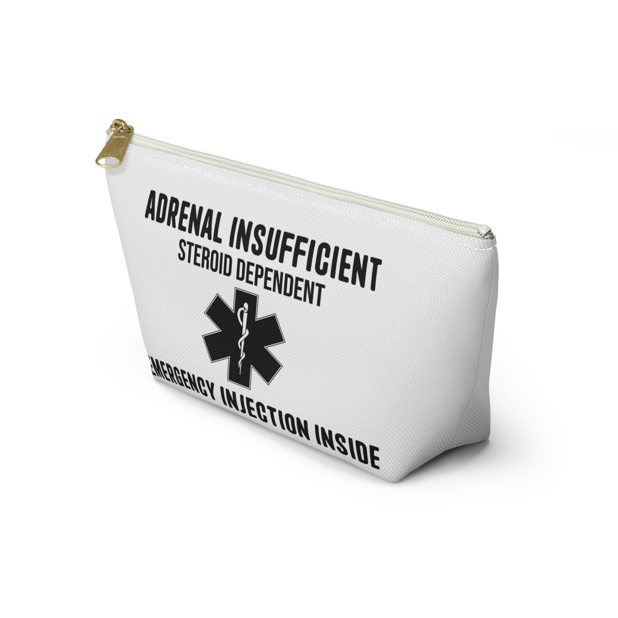 Addison's Emergency Kit Pouch, Adrenal Insufficiency Travel Bag ...
