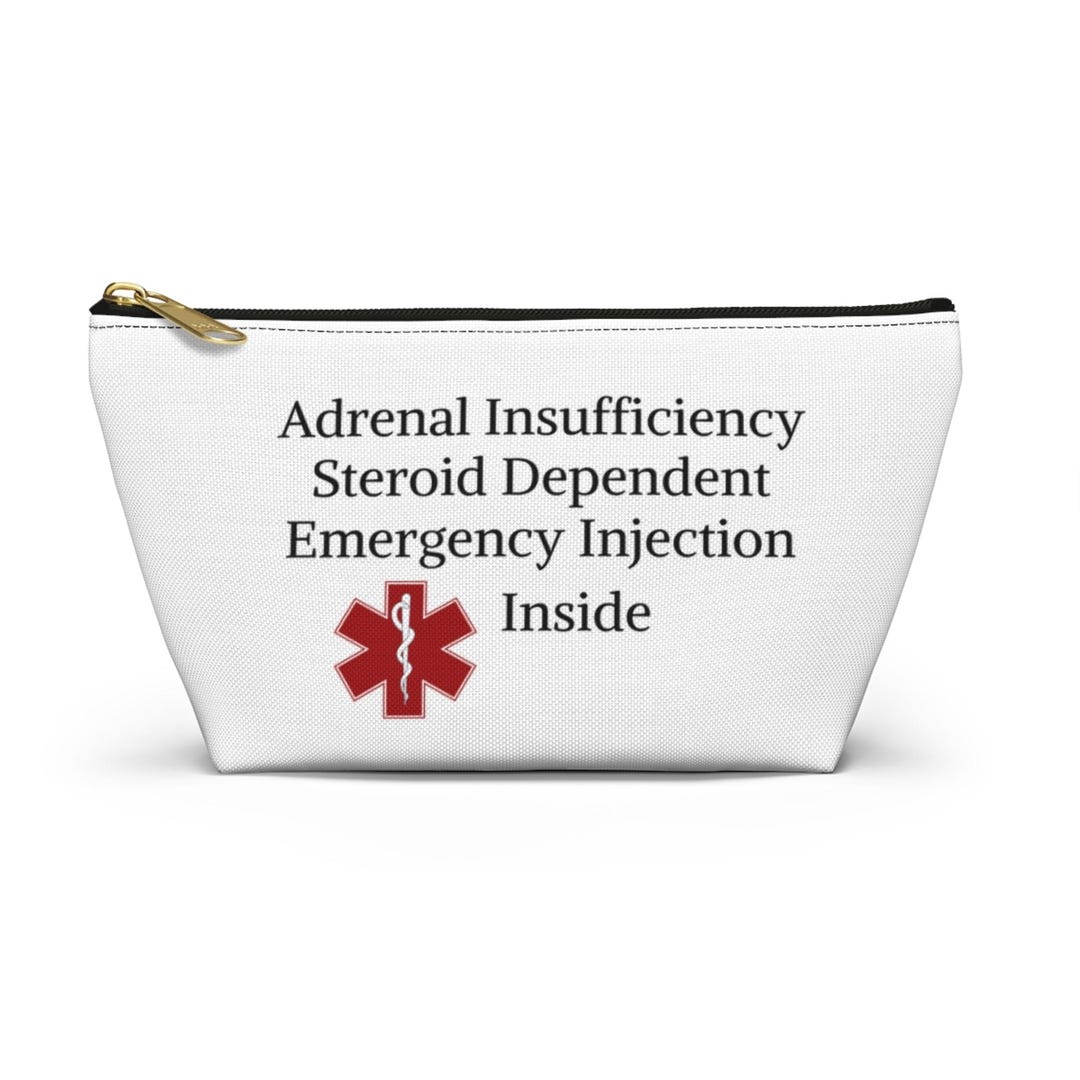 Adrenal Insufficiency Kit, Emergency Steroid Bag, Addison's Disease ...