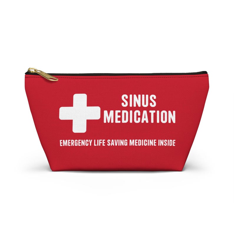 Sinus Relief Kit Bag, Sinus Medication Pouch, Nasal Care Organizer ...