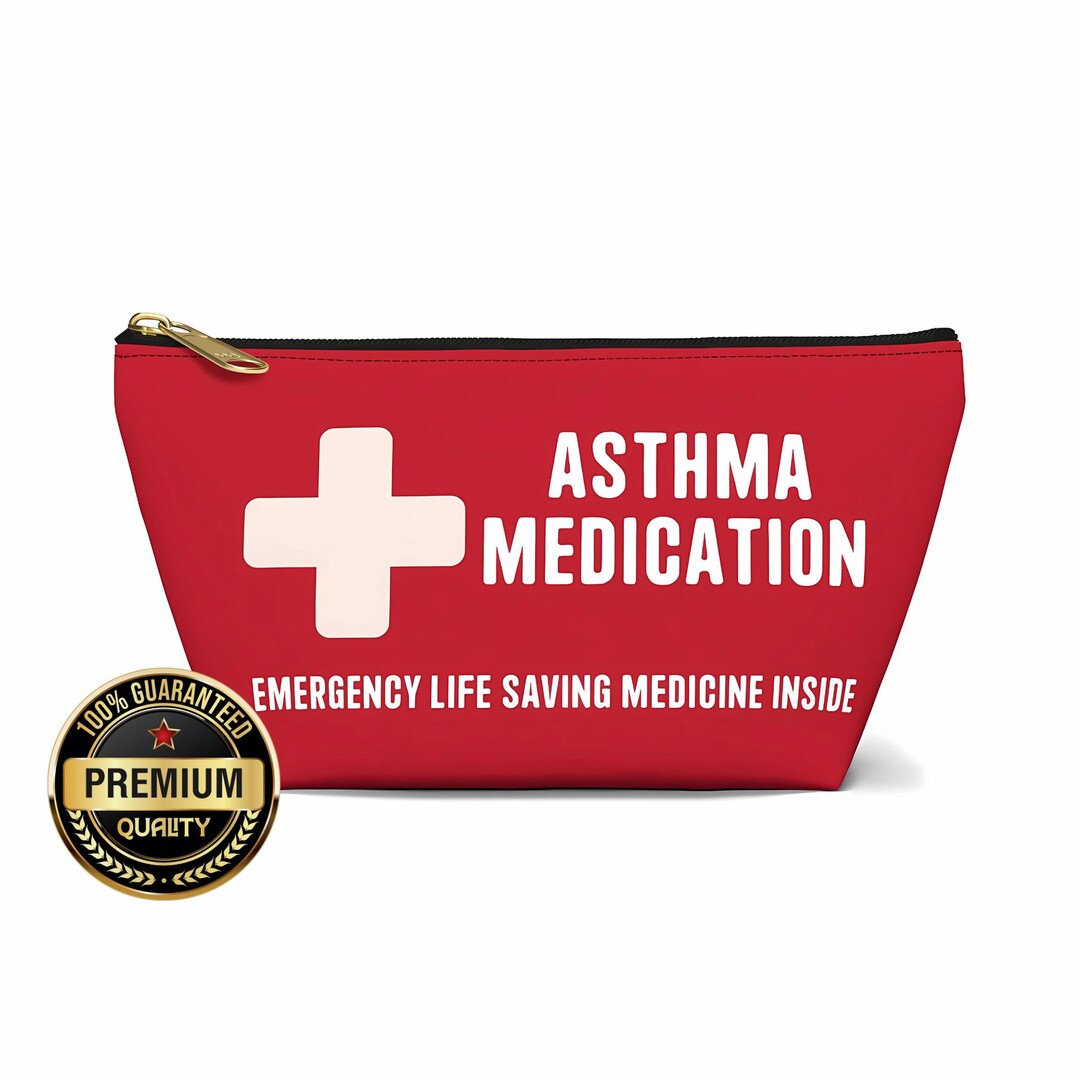 Asthma Emergency Kit Pouch, Inhaler Holder Travel Bag, Medical Asthma ...