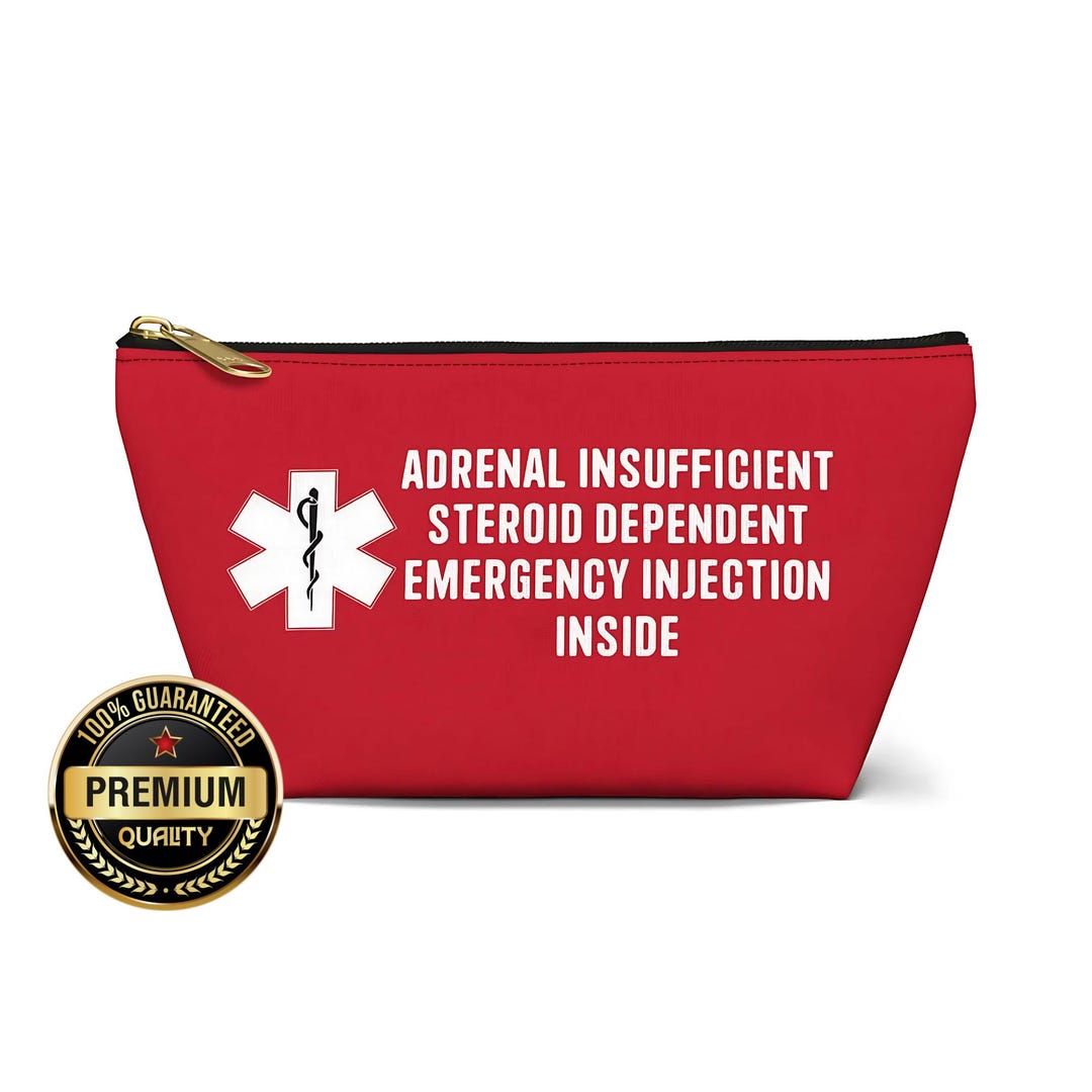 Adrenal Insufficiency Kit, Emergency Steroid Bag, Addison's Disease ...
