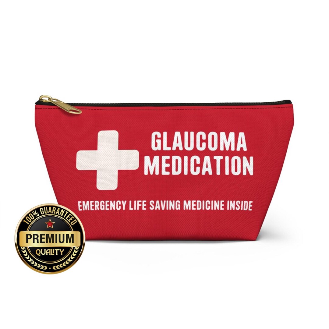 Glaucoma Medication Bag, Eye Drops Organizer Pouch, Glaucoma Essentials Kit, Travel Eye Care ...