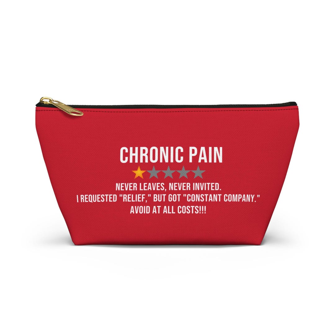Chronic Pain Humor Pouch, Funny Pain Relief Bag, Chronic Pain Survival ...