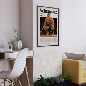 Cain Velasquez Poster – MMA Wall Art Digital Download, UFC Fighter ...