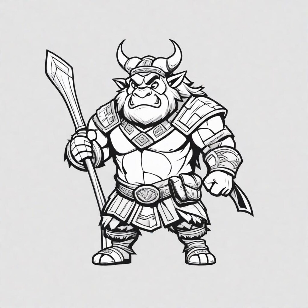 Ogre Set 1, Svg & Png, Digital Files, Clipart, Instant Download - Etsy