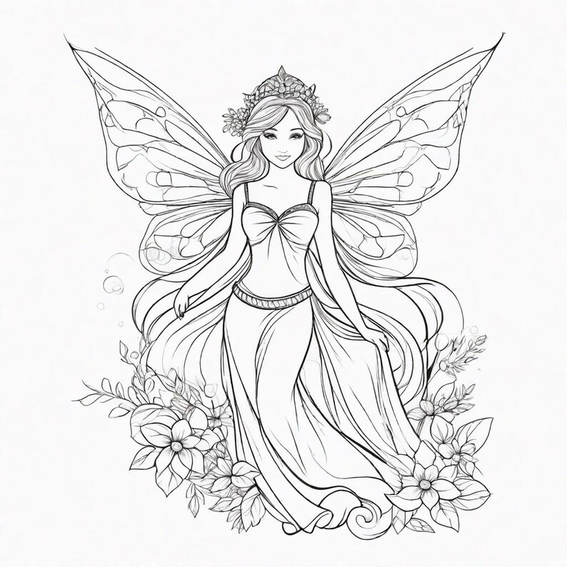 Fairy Set 2, Svg & Png, Digital Files, Clipart, Silhouette, Instant Download - Etsy