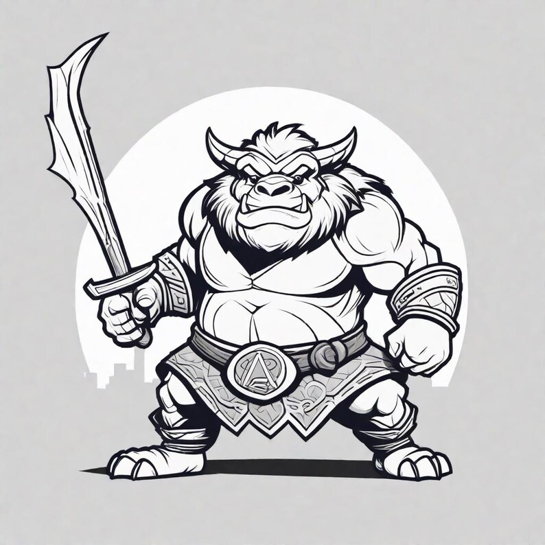 Ogre Set 2, Svg & Png, Digital Files, Clipart, Instant Download - Etsy