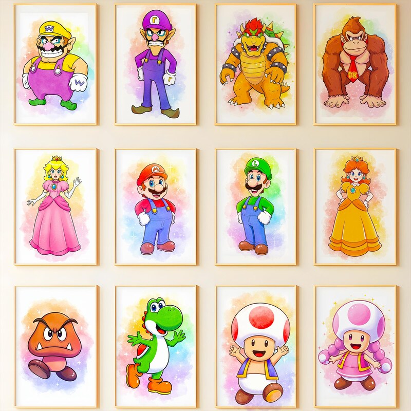 Super Mario Poster - Etsy