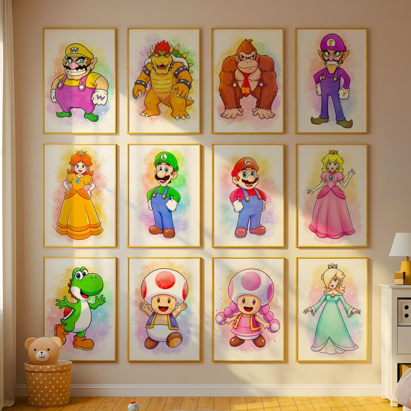 Super Mario Poster - Etsy