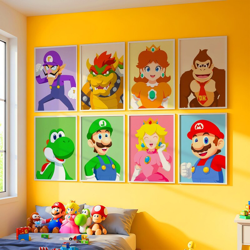 Super Mario Poster - Etsy