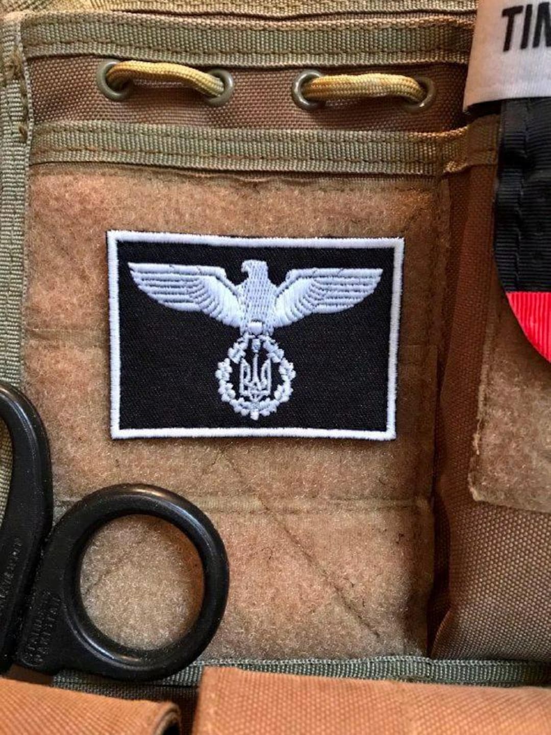 Patch roman Eagle With Trident Bk/gl - Etsy