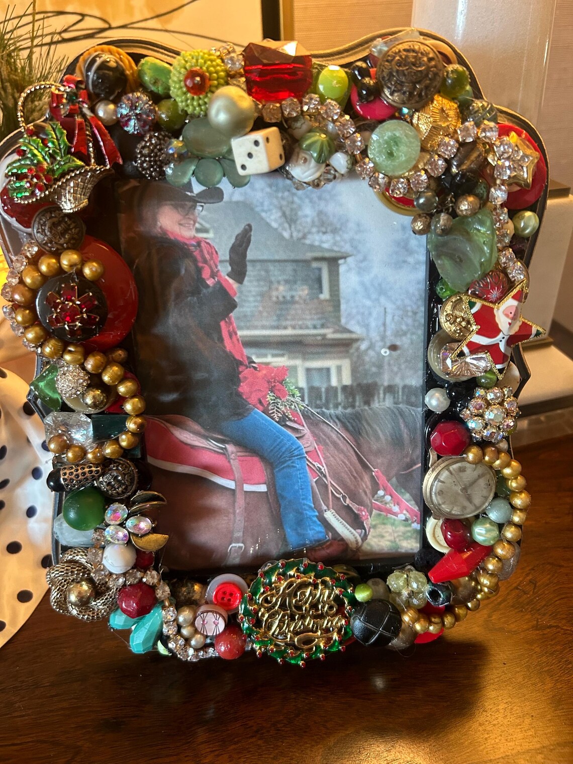 One of A Kind Embellished Custom Frame. I Call This One Saturday ...