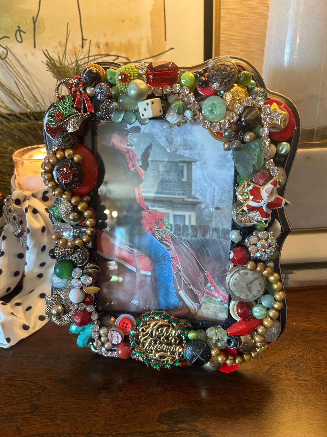 One of A Kind Embellished Custom Frame. I Call This One Saturday ...