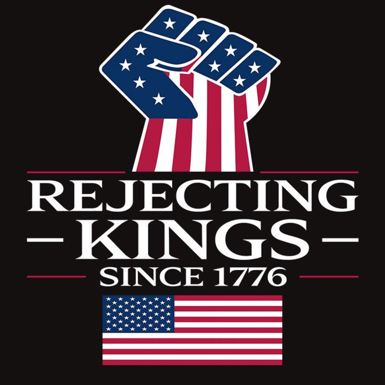 Rejecting Kings Since 1776 Hand Grip Design Png - Etsy