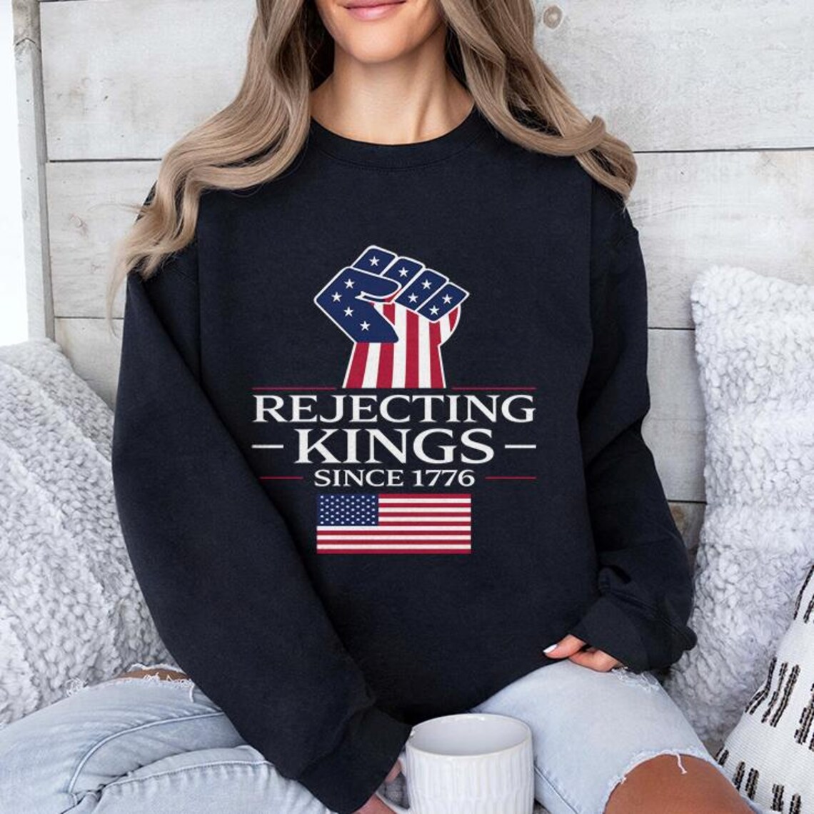 Rejecting Kings Since 1776 Hand Grip Design Png - Etsy