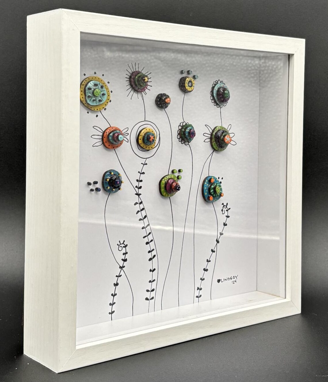Flora - Wooden and Resin Framed Frog Art - Etsy