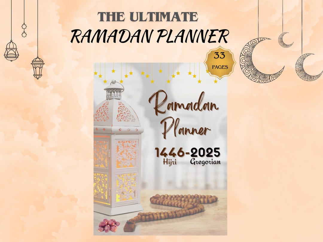 Ramadan Planner 2025 - Spiritual Diary & Prayer Tracker | Ramadan ...