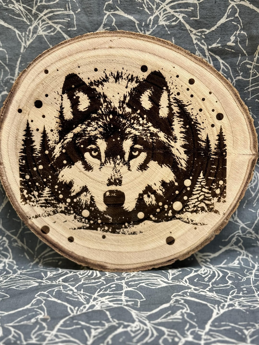 Wolf, Wolf Art, Nature,burned Wolf Artwork, Nature-themed Wood Burning ...