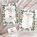 Christmas Party Menu, Printable Menu, Digital Template, Party Editable ...