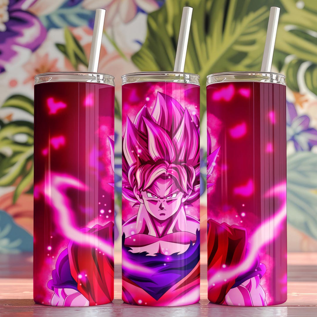 Goku 20oz Tumbler Sublimation Designs 90s Tumbler Wrap Cartoon ...
