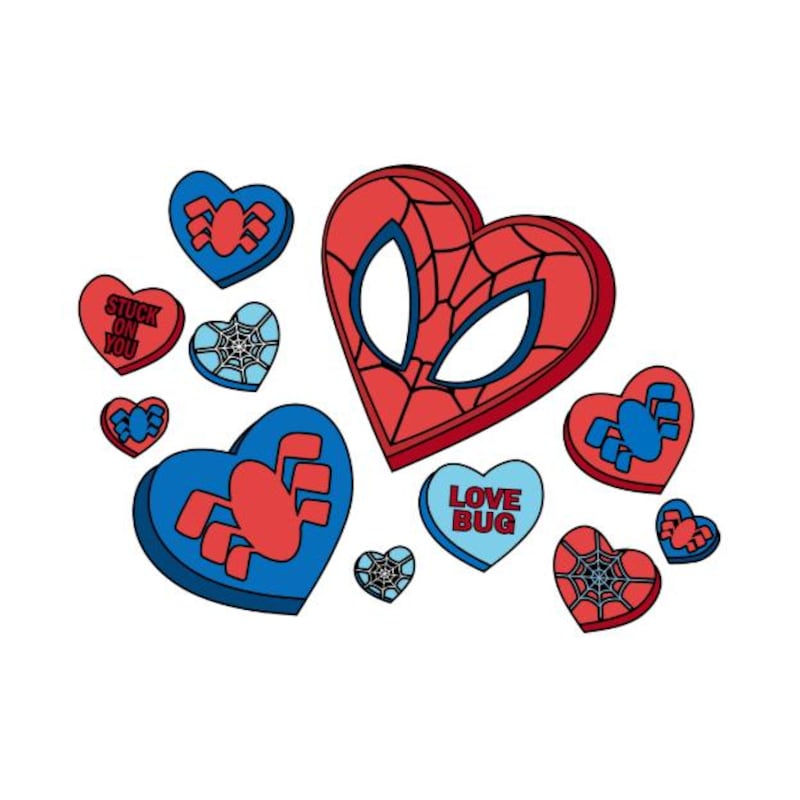 Spiderman Valentine - Etsy