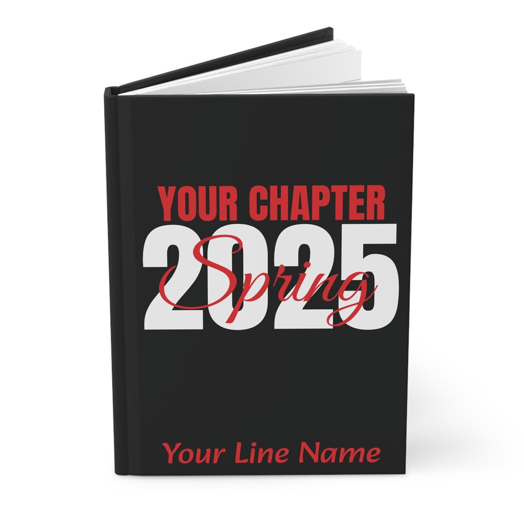 Personalized DST Soror Crossing Year Journal - Etsy