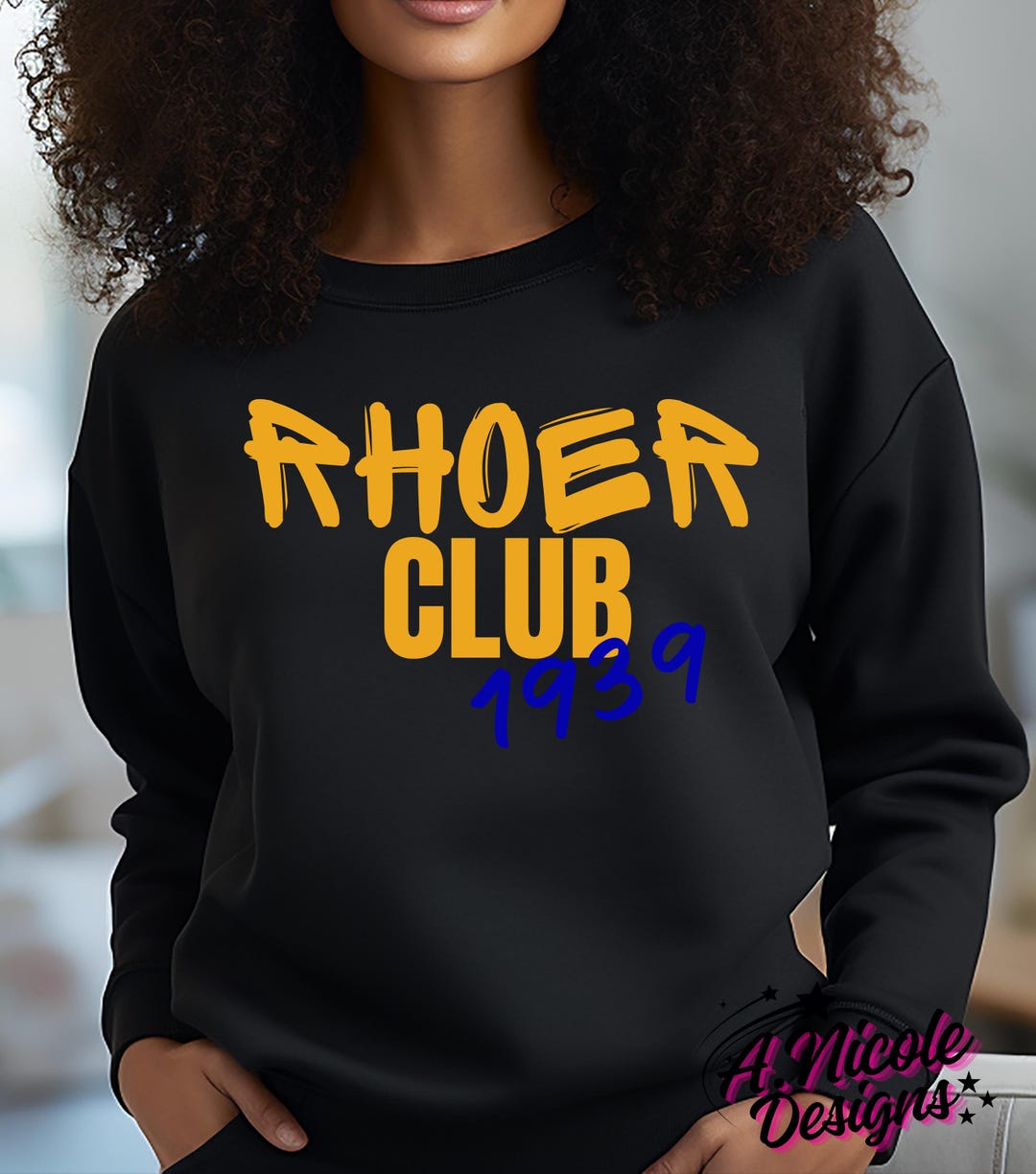 Rhoer Club Sweatshirt | Rhoer 1939 - Etsy