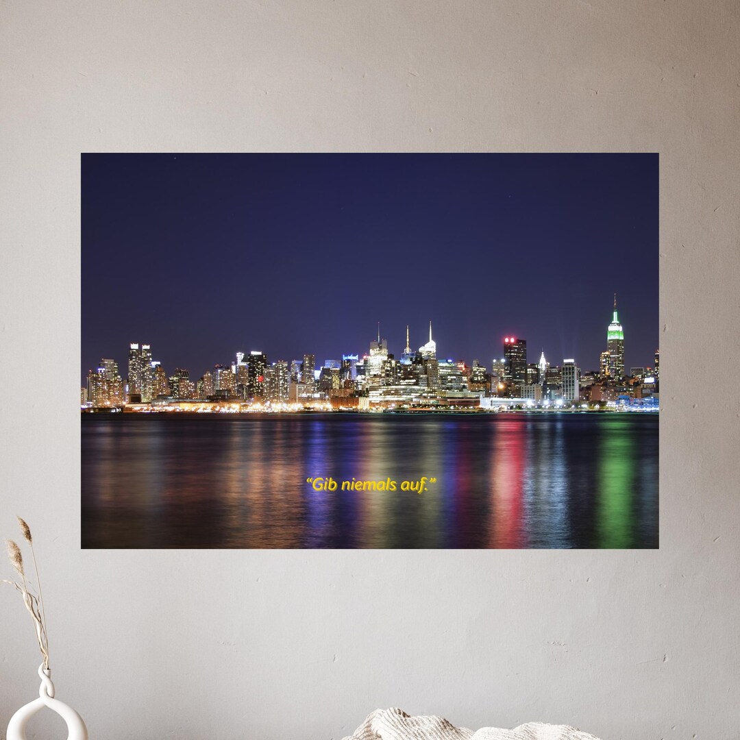 Motivational Picture New York Skyline Digital Download With ...