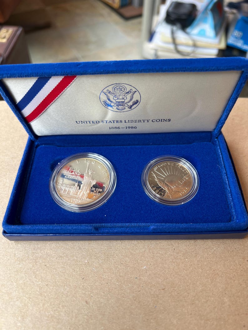 Liberty Coin Set 1986 - Etsy