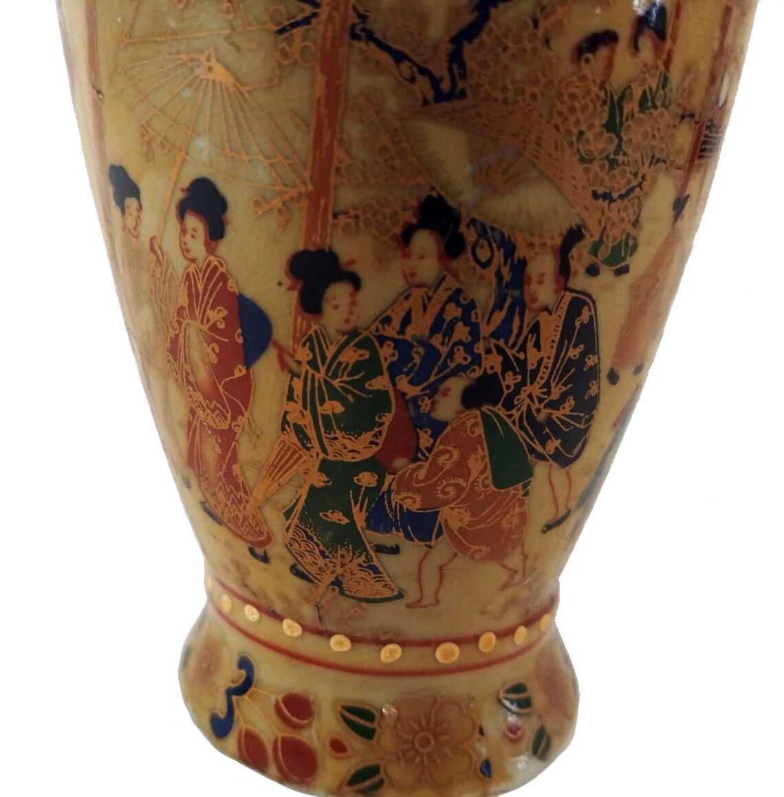 18th-century Small Chinese Vase With Gold Accents and Scene Motif - Etsy