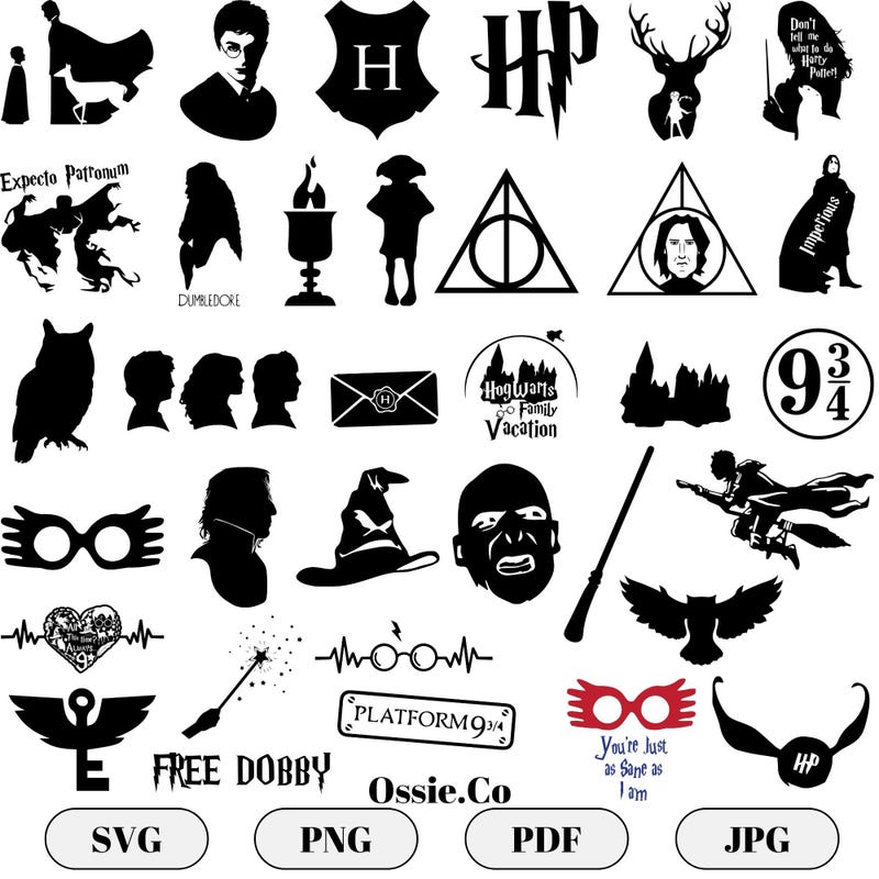 Harrypotter Svg - Etsy