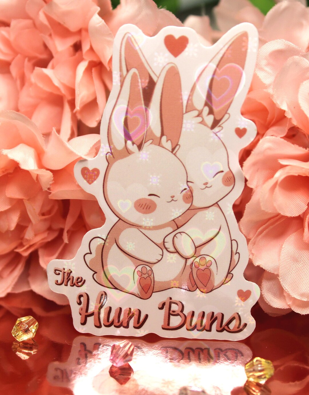 The Hun Buns, Laminated Vinyl Stickers - Etsy