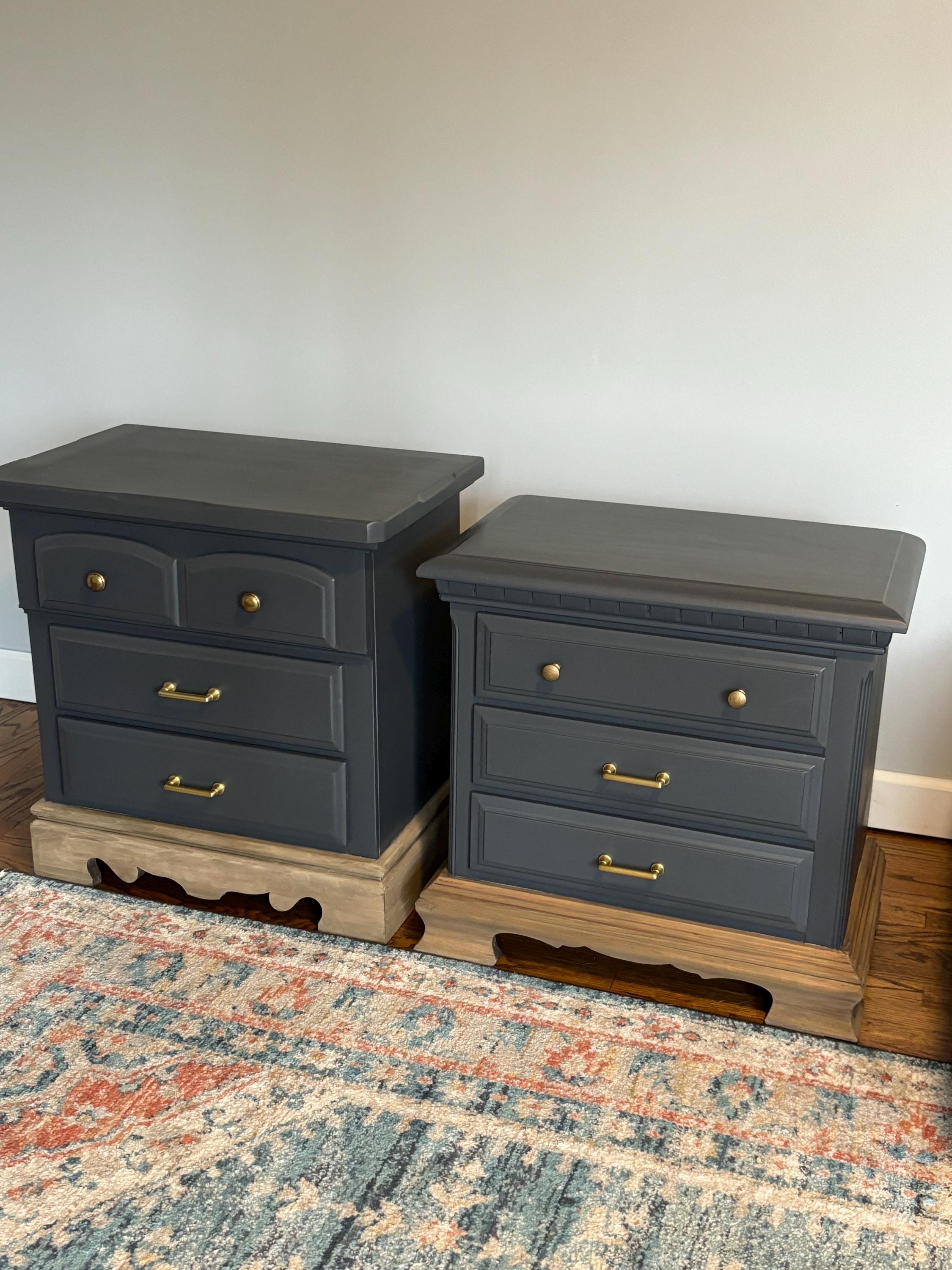 SOLD | Refinished Nightstands - Etsy