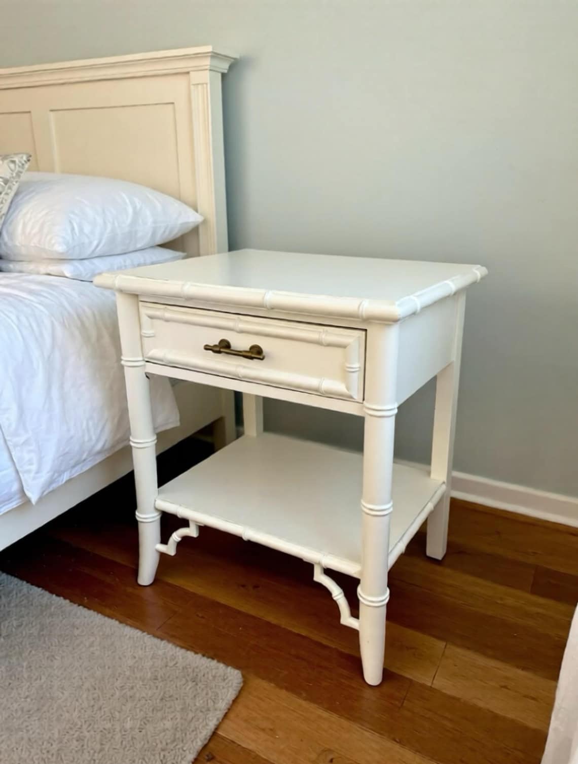 SOLD | Vintage Dixie Aloha Faux Bamboo Nightstand: Henry Link Style ...