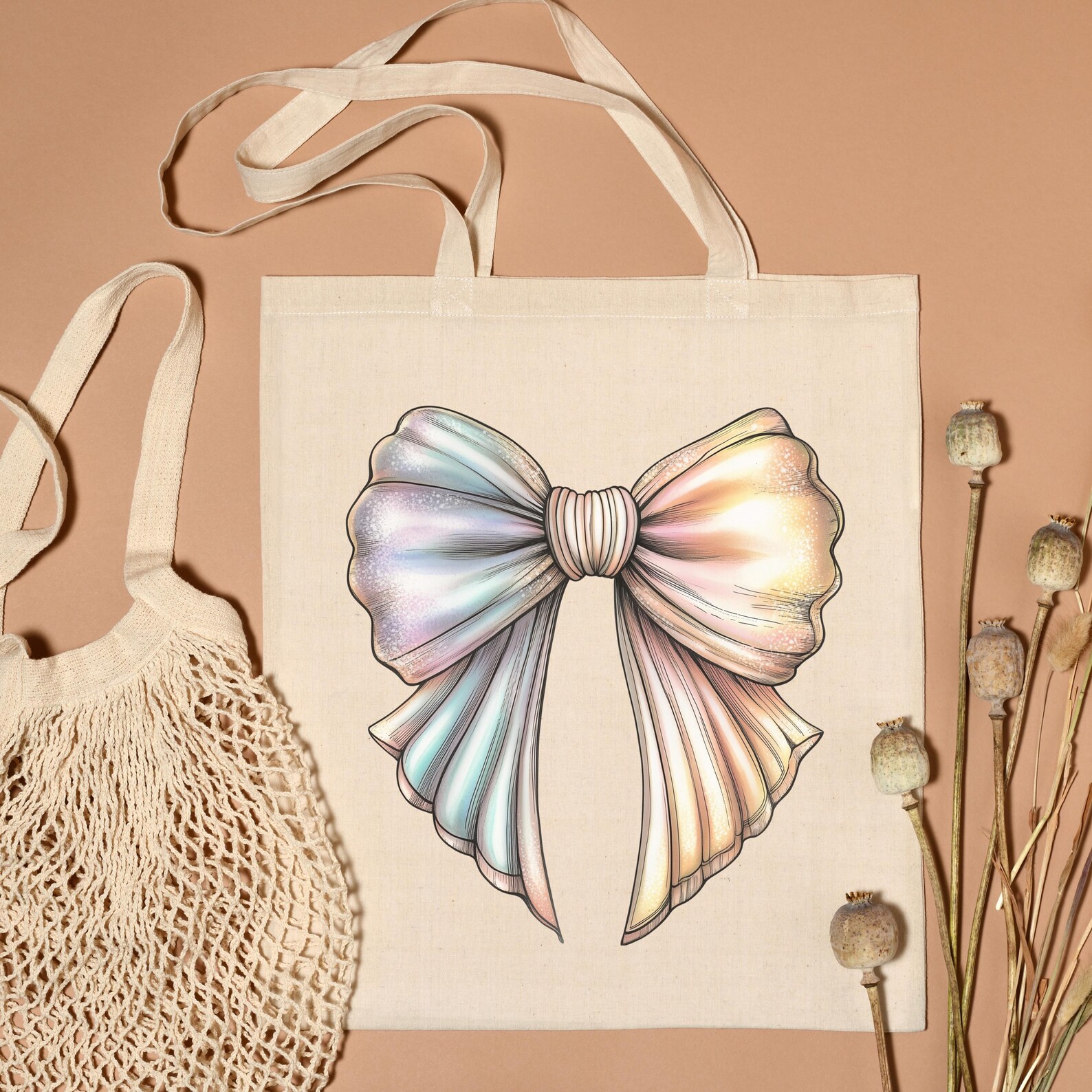 Seashell Bow PNG Bundle | Coastal Girly Ocean Print | Coastal Coquette ...