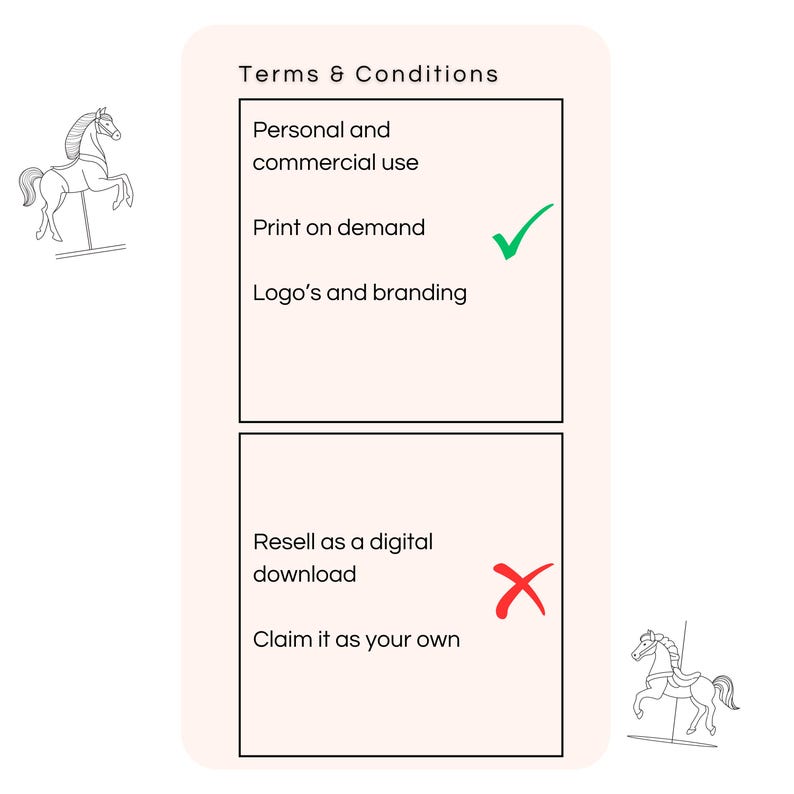 Carousel Line Art | Minimalistic Carousel | Carousel Clipart | Line Art ...