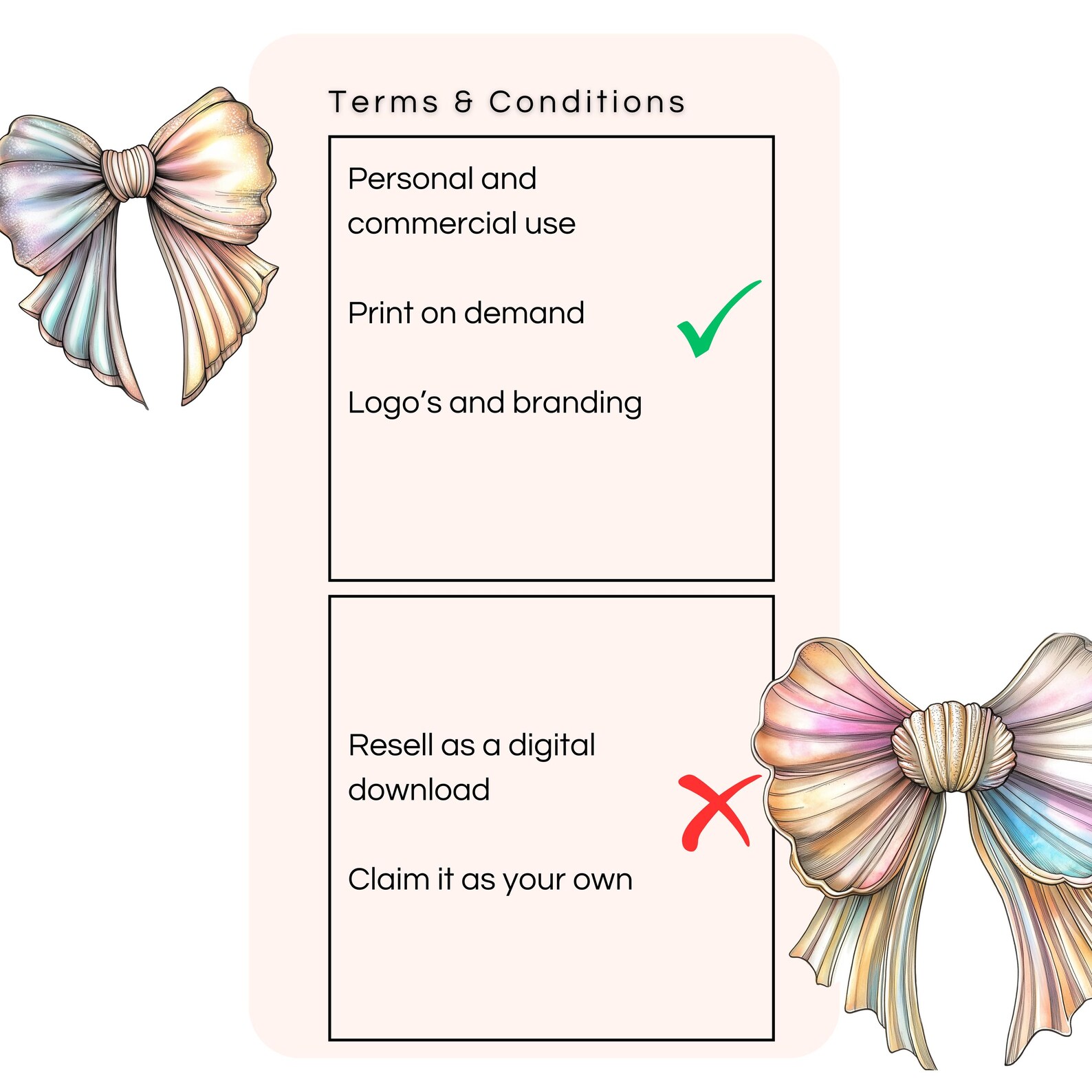 Seashell Bow PNG Bundle | Coastal Girly Ocean Print | Coastal Coquette ...