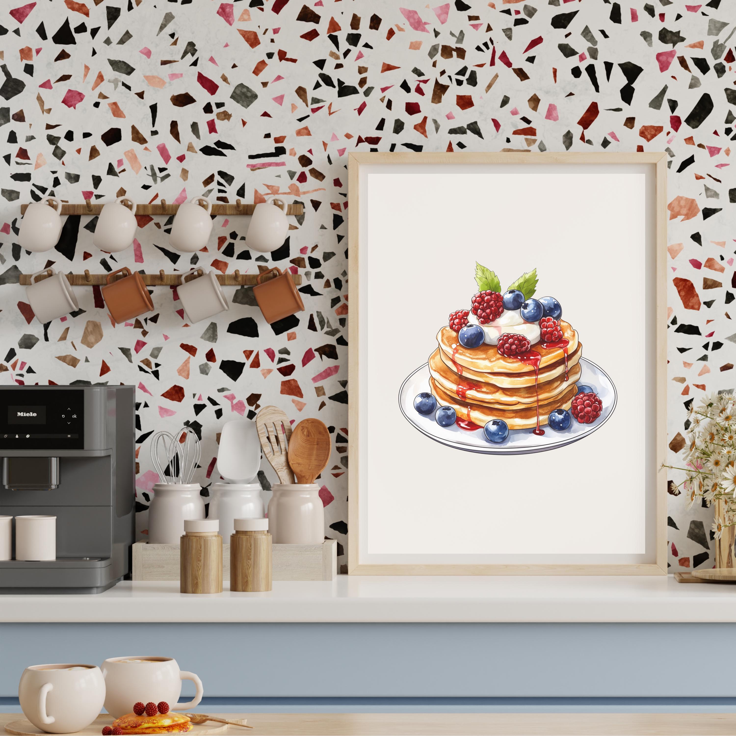 Watercolor Pancakes Clipart | Pancake Bundle | Coffee Shop Bundle ...