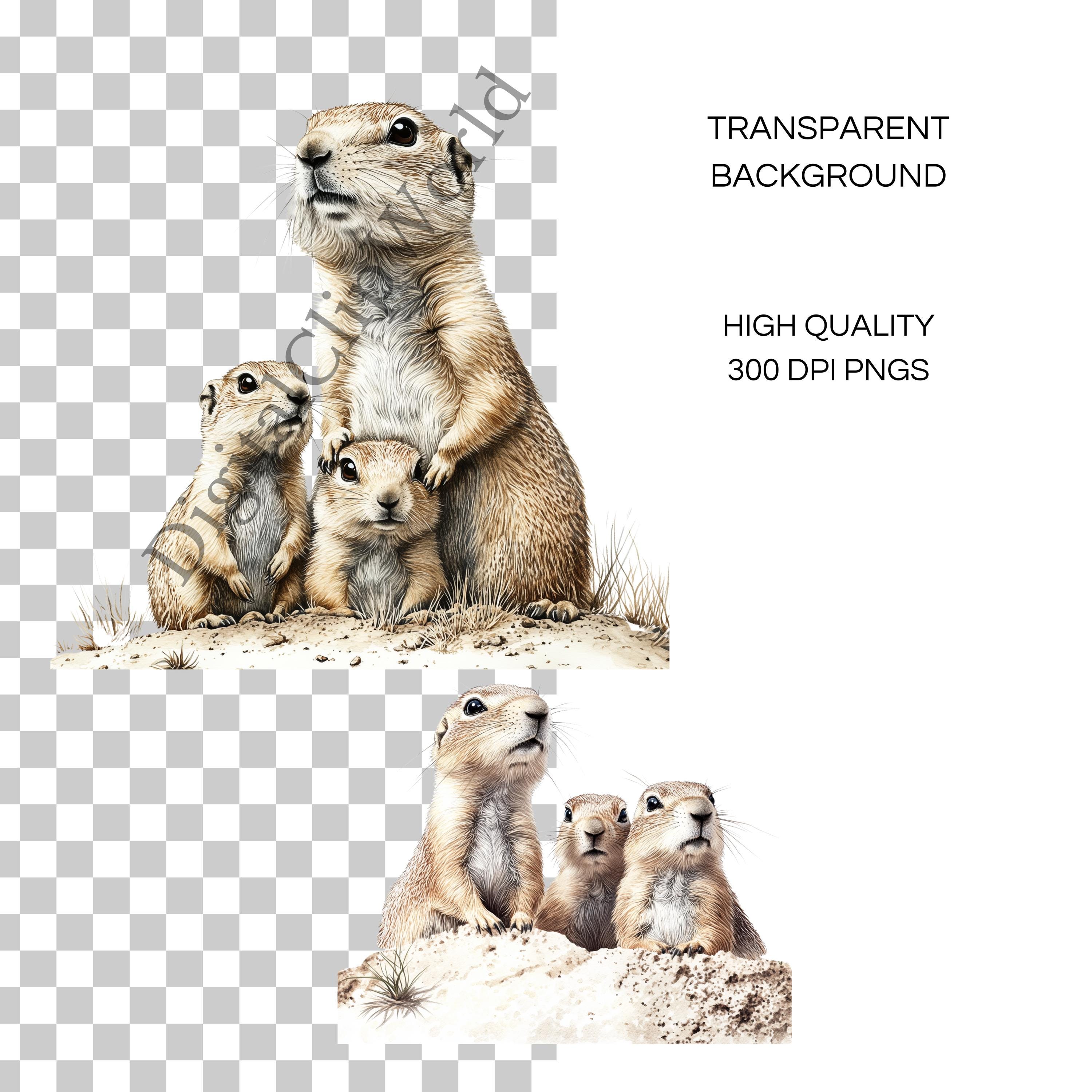 Prairie Dog Clipart | Prairie Dog Art | Prairie Dog PNG | Zoo Animal ...