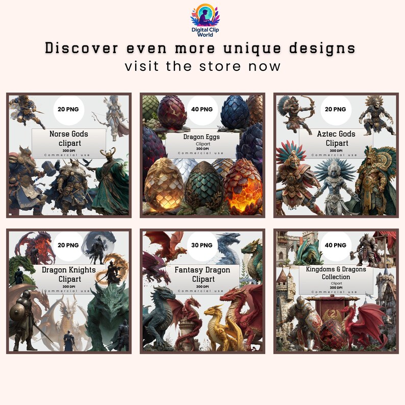 Newborn Dragon Clipart, Fantasy Baby Dragon Eggs, Fantasy PNG for ...