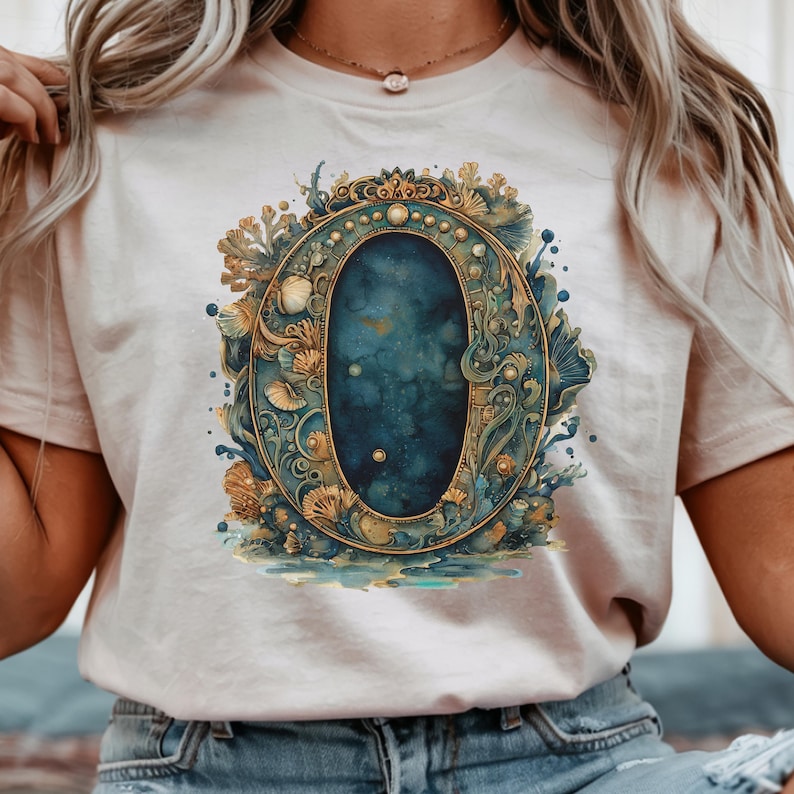 Deep Sea Alphabet, Under the Sea Letters, Letter Art, A-Z Letters Png ...