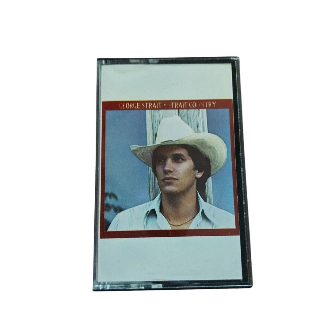 RARE VTG George Strait - Strait Country Cassette 1981 - Etsy