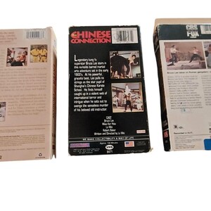 Bruce Lee VHS Lot of 3 - Etsy