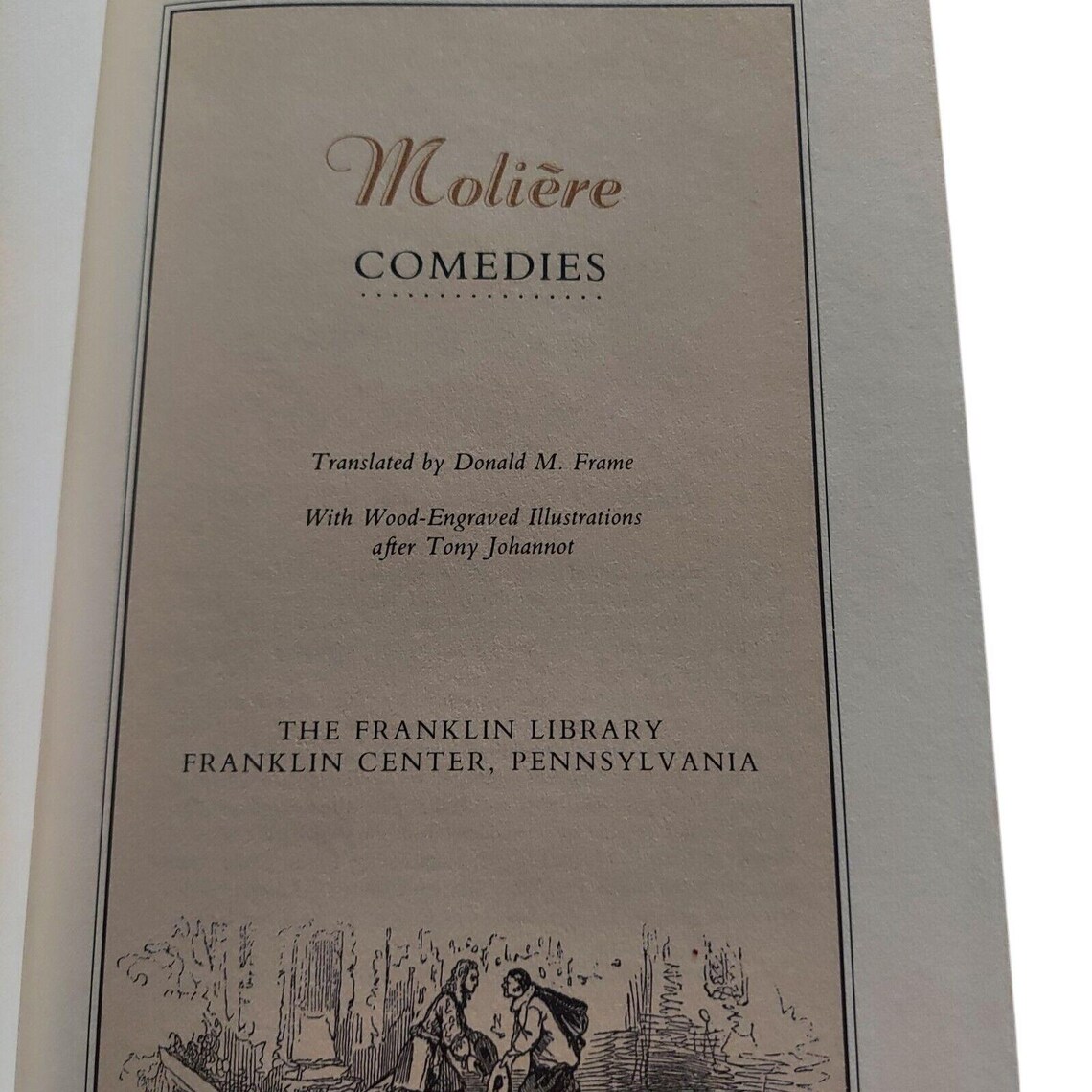 Comedies by Moliere - the Franklin Library Illustrated 1985 - Etsy