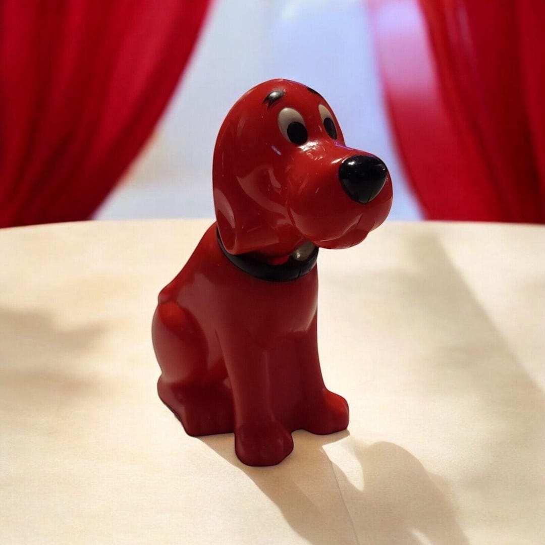 Vintage CLIFFORD the Big Red Dog Bobblehead 4" - Etsy