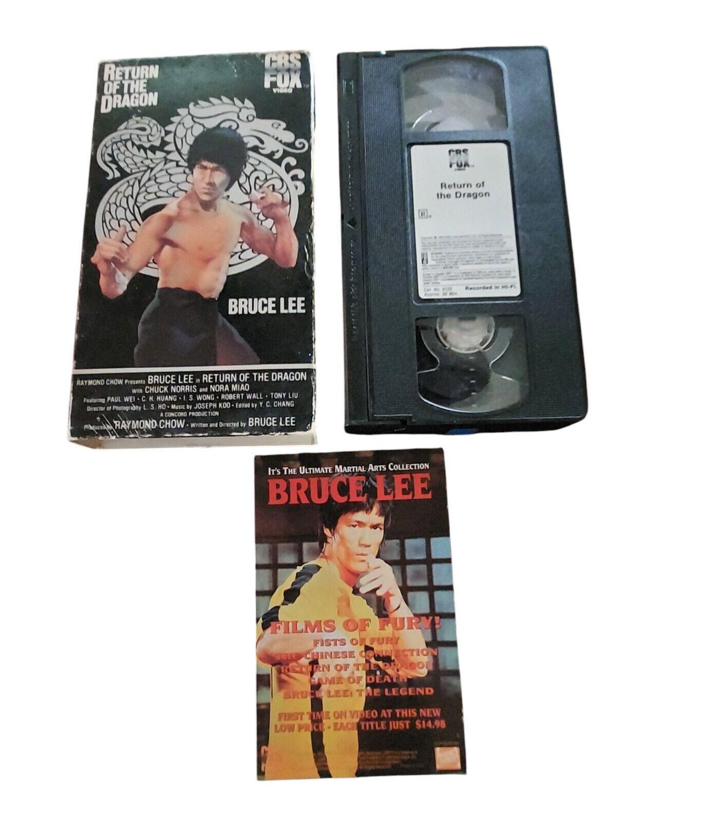Bruce Lee VHS Lot of 3 - Etsy