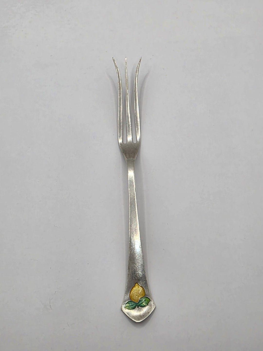 EMCO Sterling Lemon Fork Vintage With Lemon Design - Etsy
